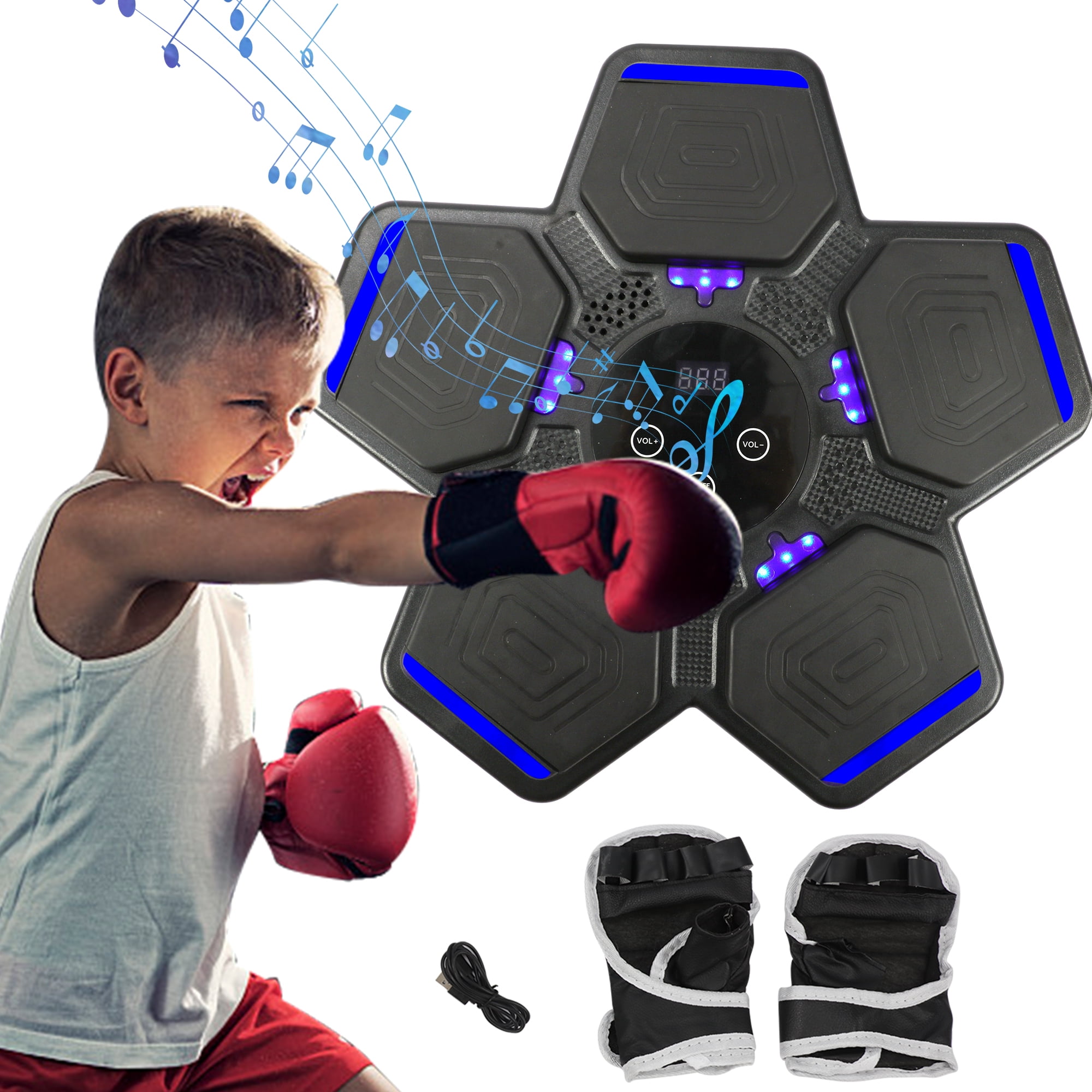 Smart Music Boxing Machine :Bluetooth Boxing Machine with LED ...