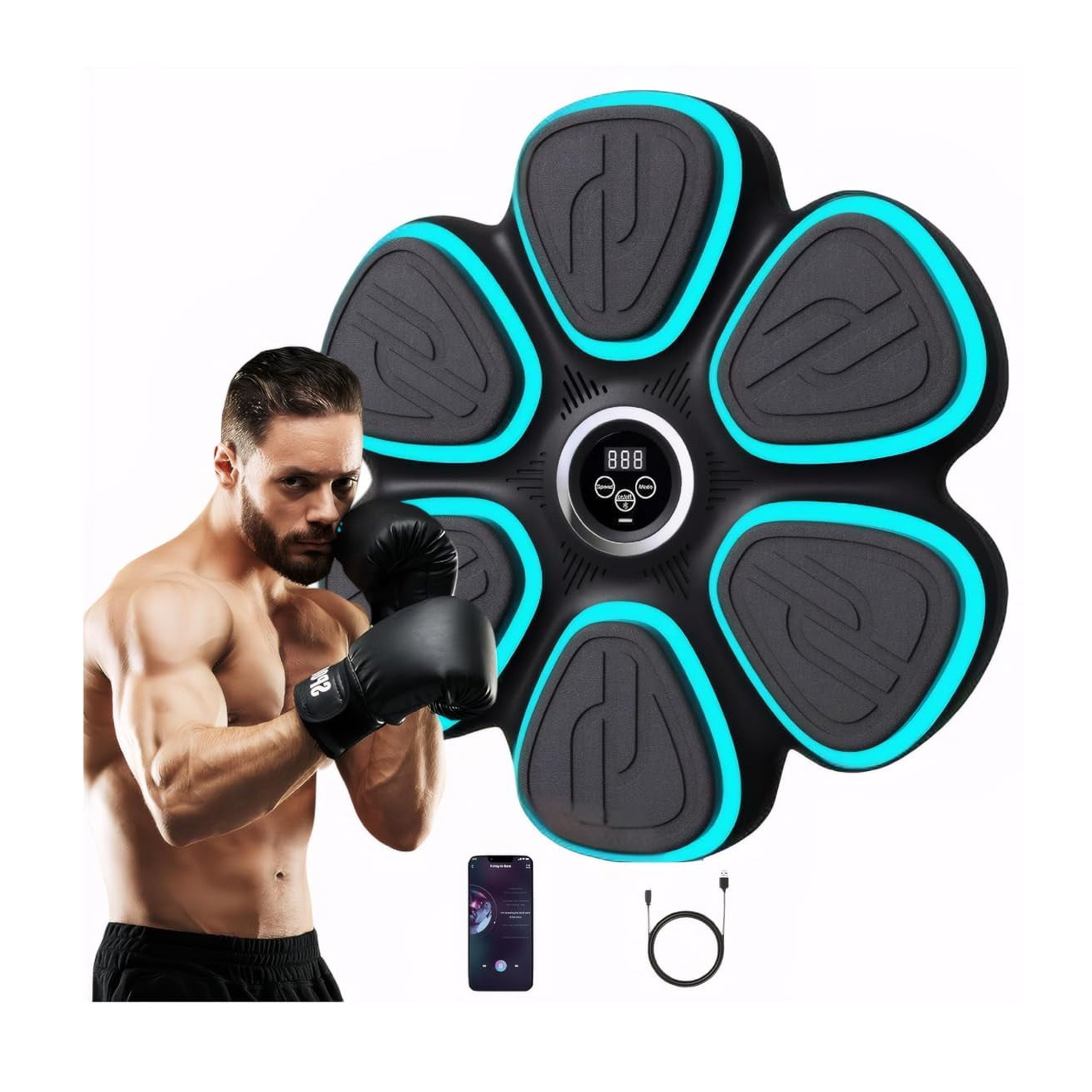 Smart Music Boxing Machine for Adults & Kids – Wall-Mounted Bluetooth ...