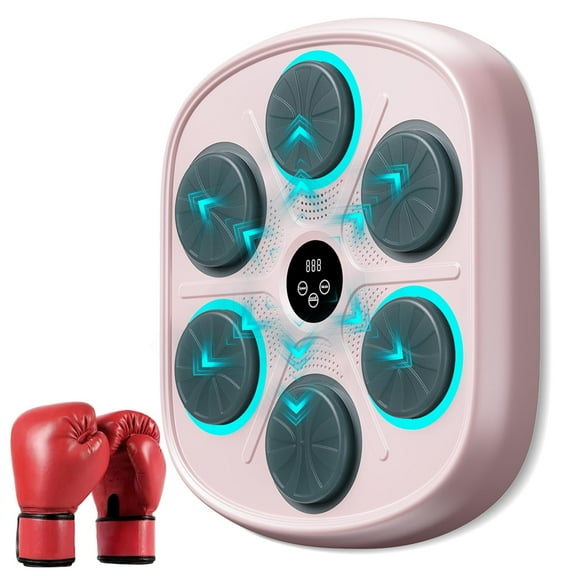 BAOPAI Smart Bluetooth Rechargeable Music Boxing Machine with LED Light ...