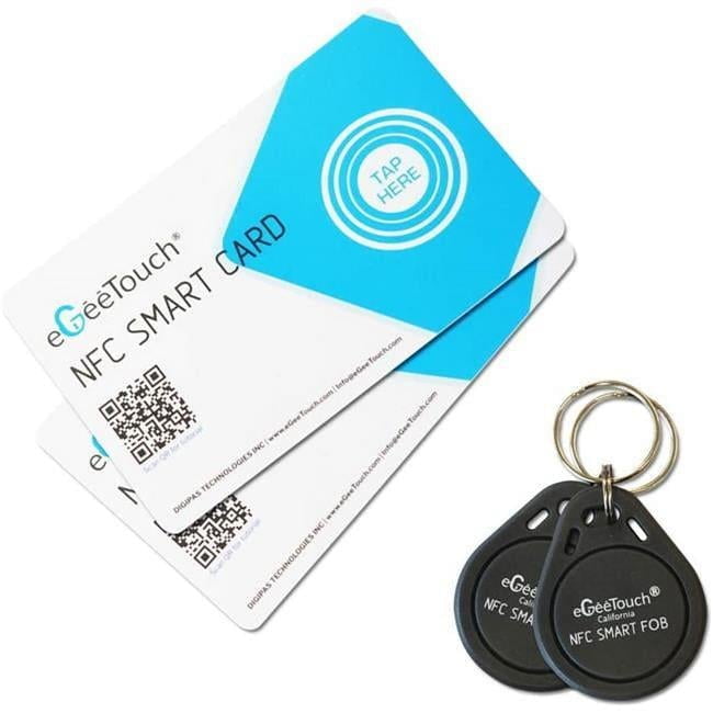 Smart NFC Card & Key Fob for All Smart Locks , Cards & 2 Keys Fobs ...