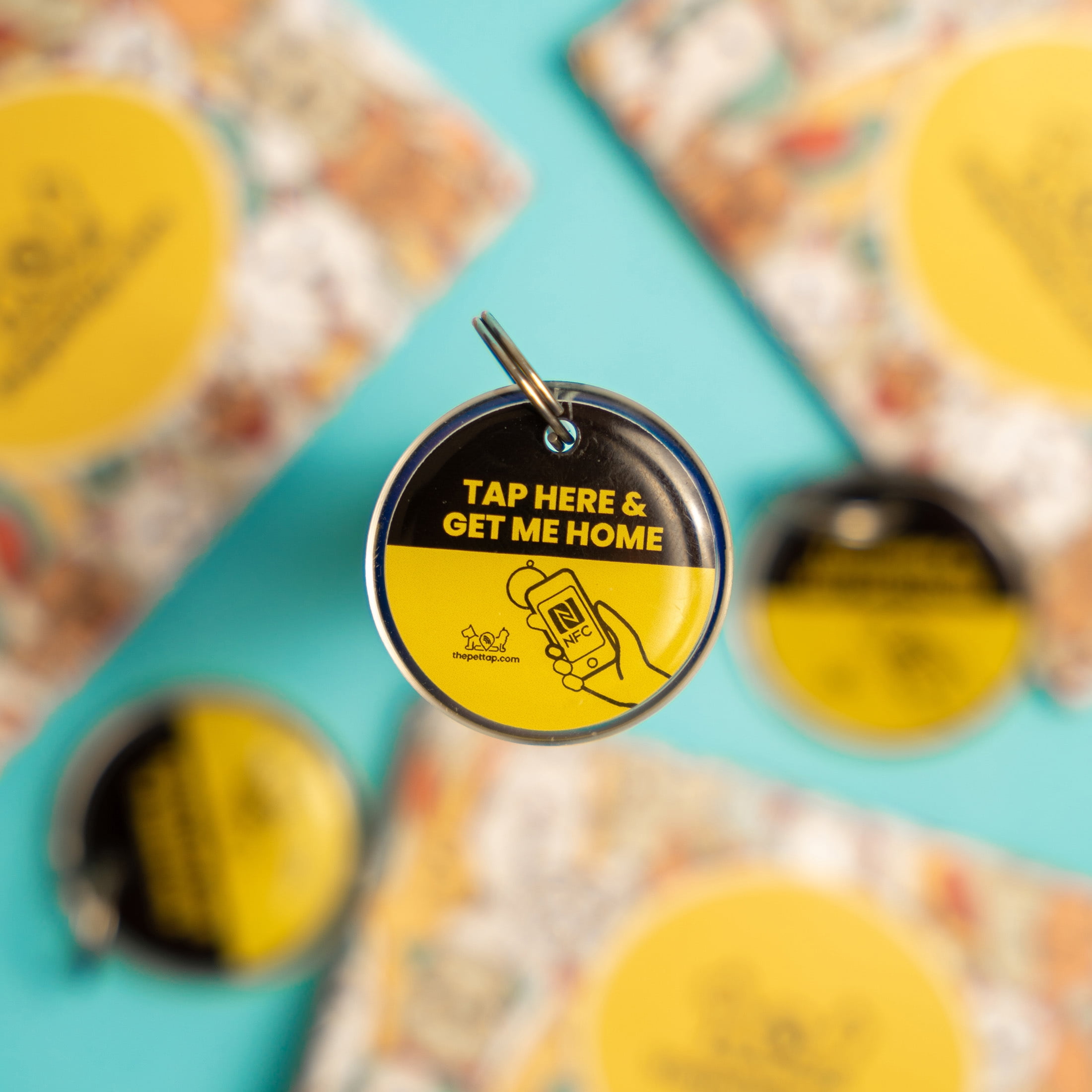 Smart NFC Pet Locator ID Tag - Smart Pet Tag for Dogs & Cats - Walmart.com