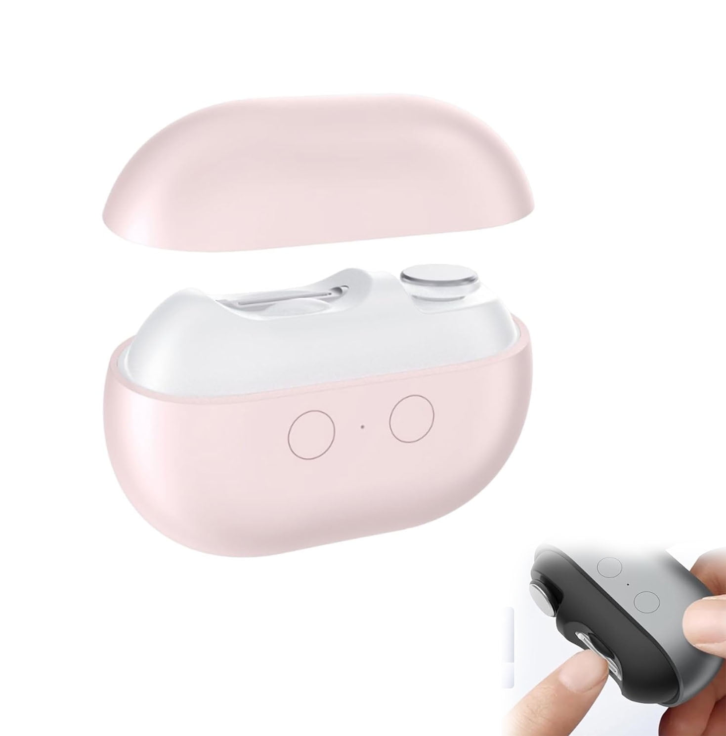 Smart Nail Clipper - 3-in-1 Electric Nail Trimmer and File with LED ...