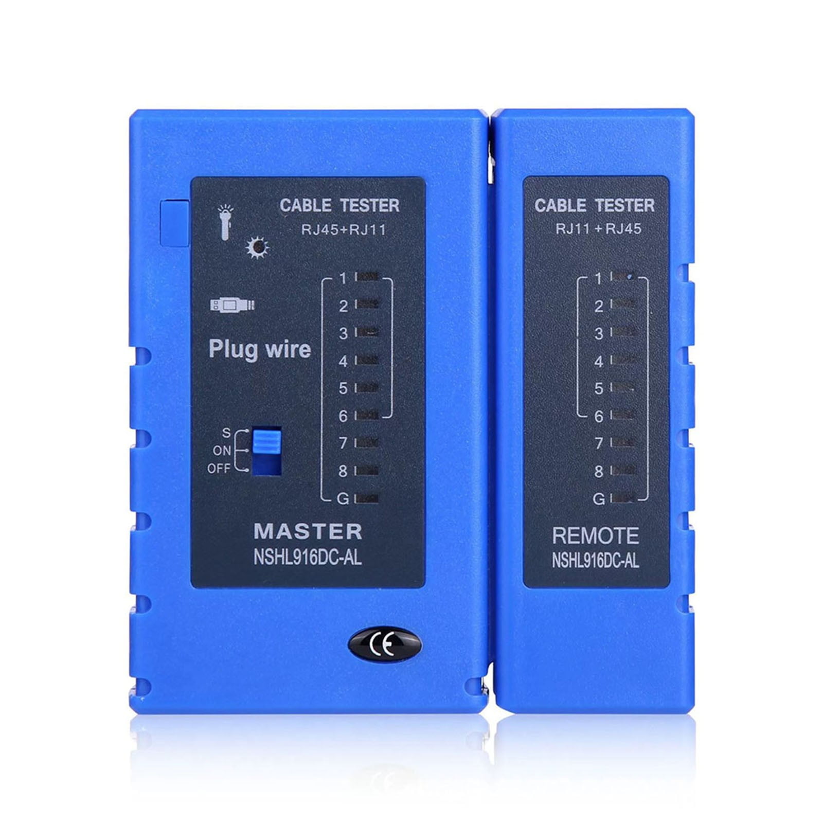 Smart Network Tester With Dual Power Supply For Network & Telephone ...