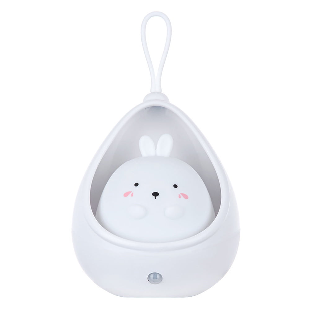 Smart Night Light Motion Sensor USB Chargeable Cute Animal LED Desk ...