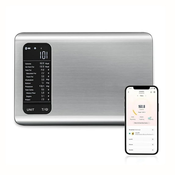 Smart Nutrition Tracking Kitchen Scale,High-Accuracy Digital Food Scale ...