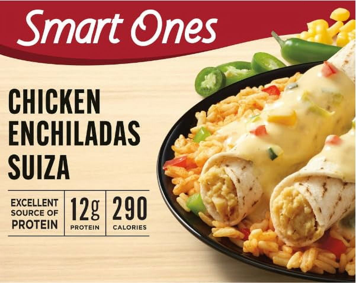 Smart Ones Chicken Enchiladas Suiza Frozen Meal, 9 Oz Box - Pack of 4 ...