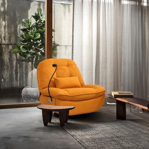 Smart Oversized Electric Recliner Chair, 360° Round Swivel Rocking ...