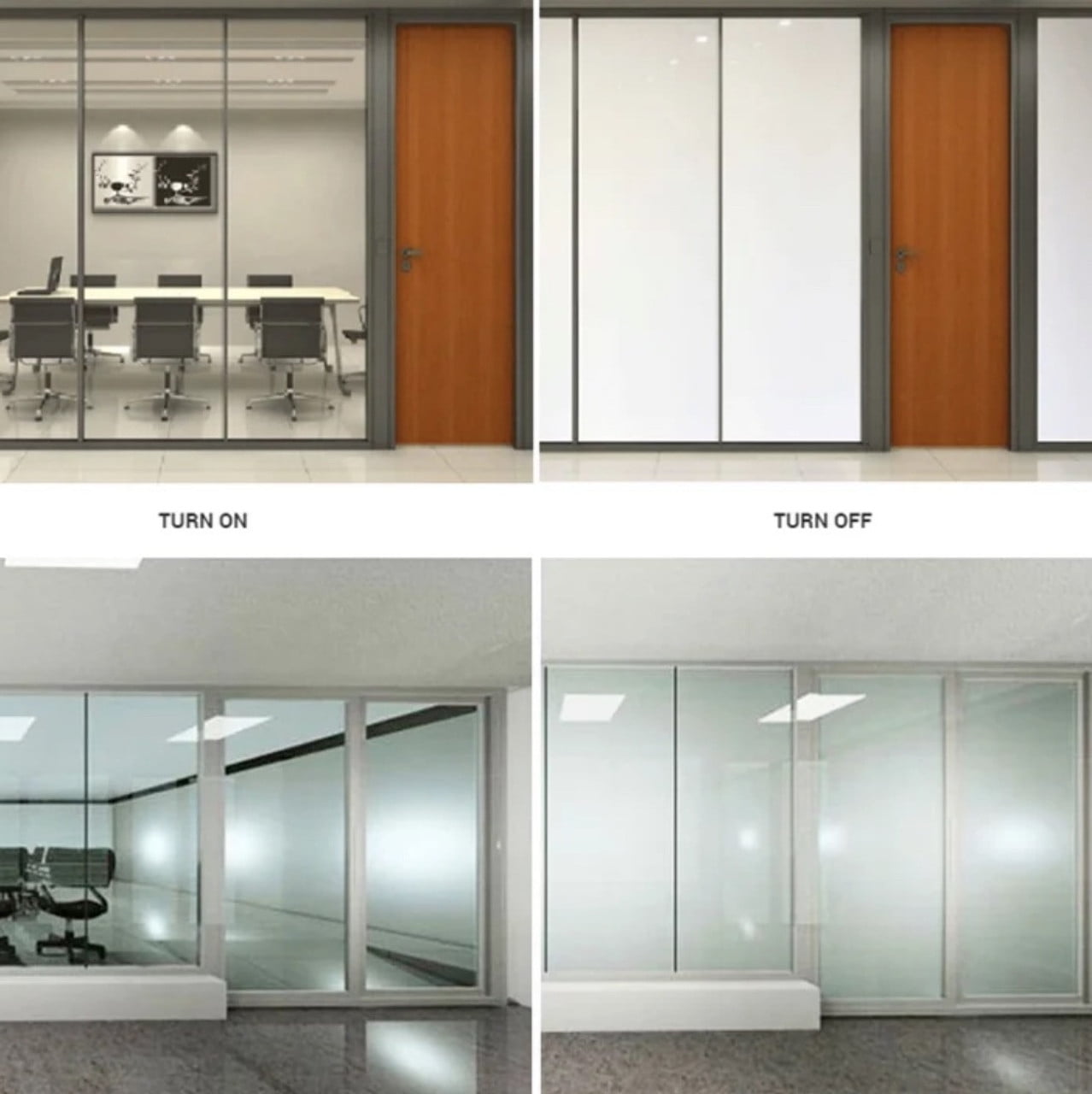 Smart PDLC Window Privacy Film Electric Glass Window Tint +Power ...