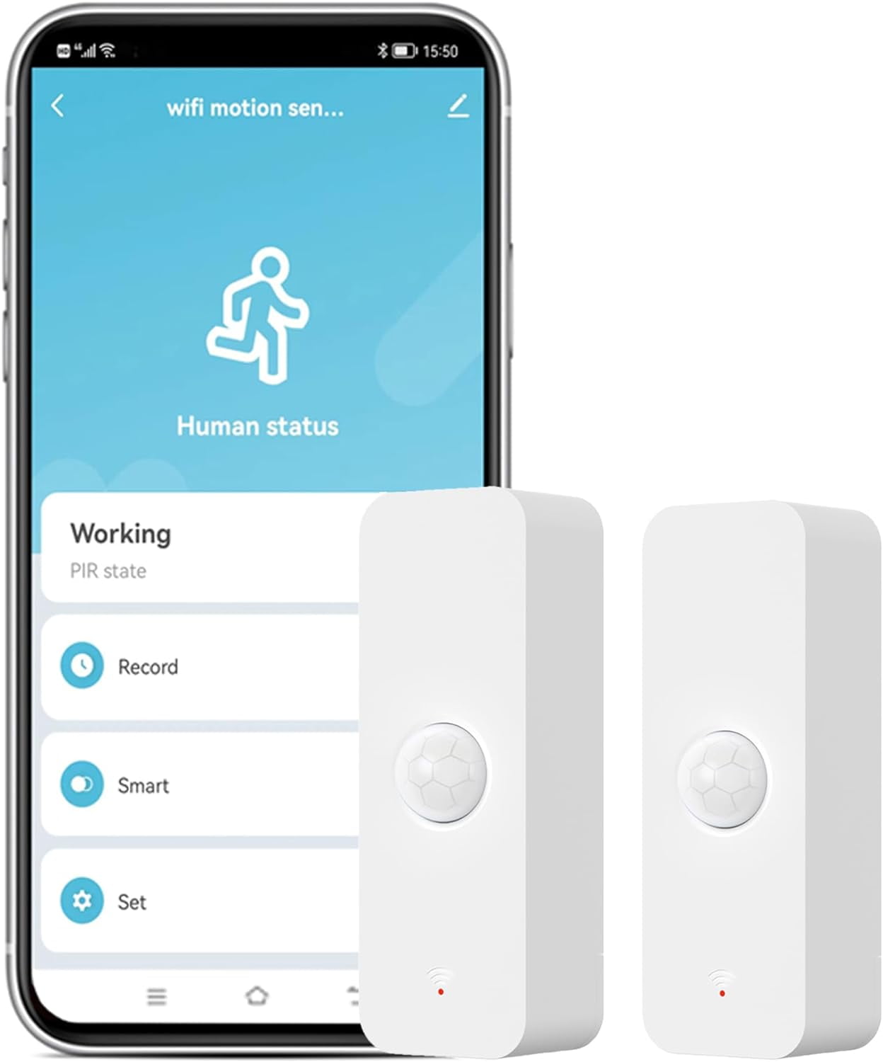Smart PIR Motion Sensor: WiFi Motion Detector with App Notification ...