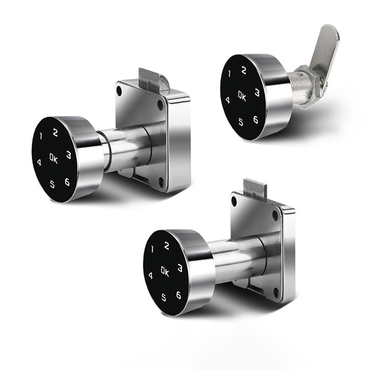 Smart Password Drawer Cabinet Wooden Door Lock Anticlockwise Clockwise ...