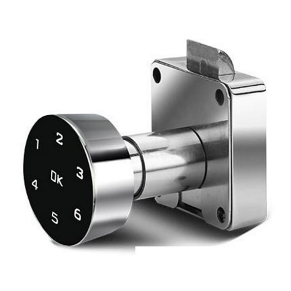 Smart Password Lock Touch Screen Digital Security Lock Wood Cabinet ...