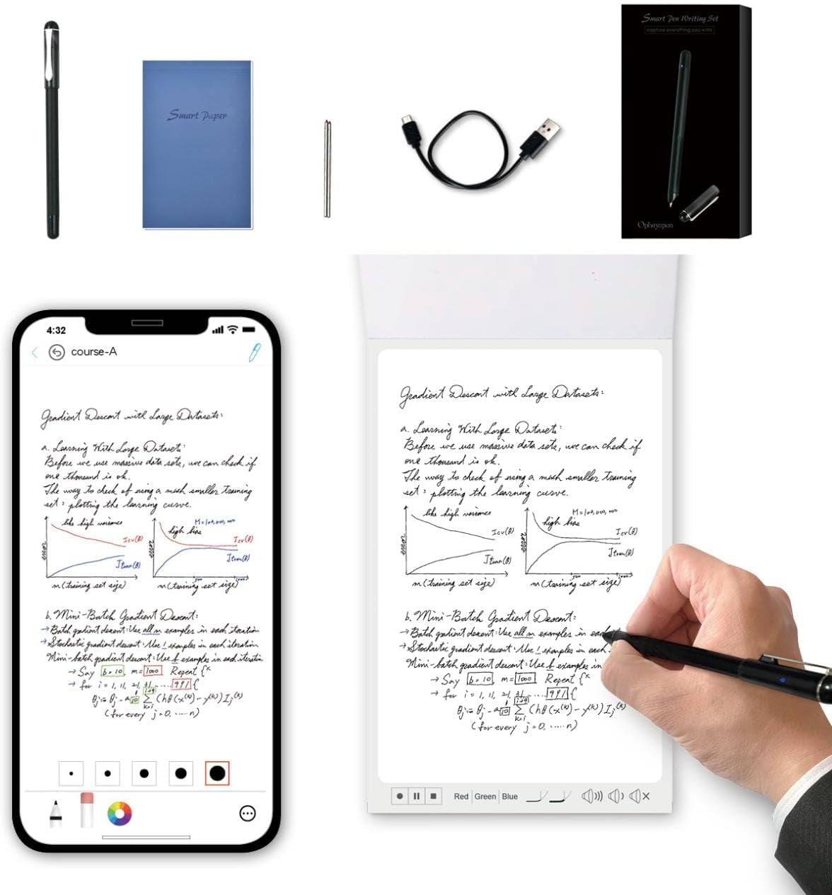 Smart Pen+Mini notebok, Is Sharing Notes, Ideal Smart Pen for Note ...