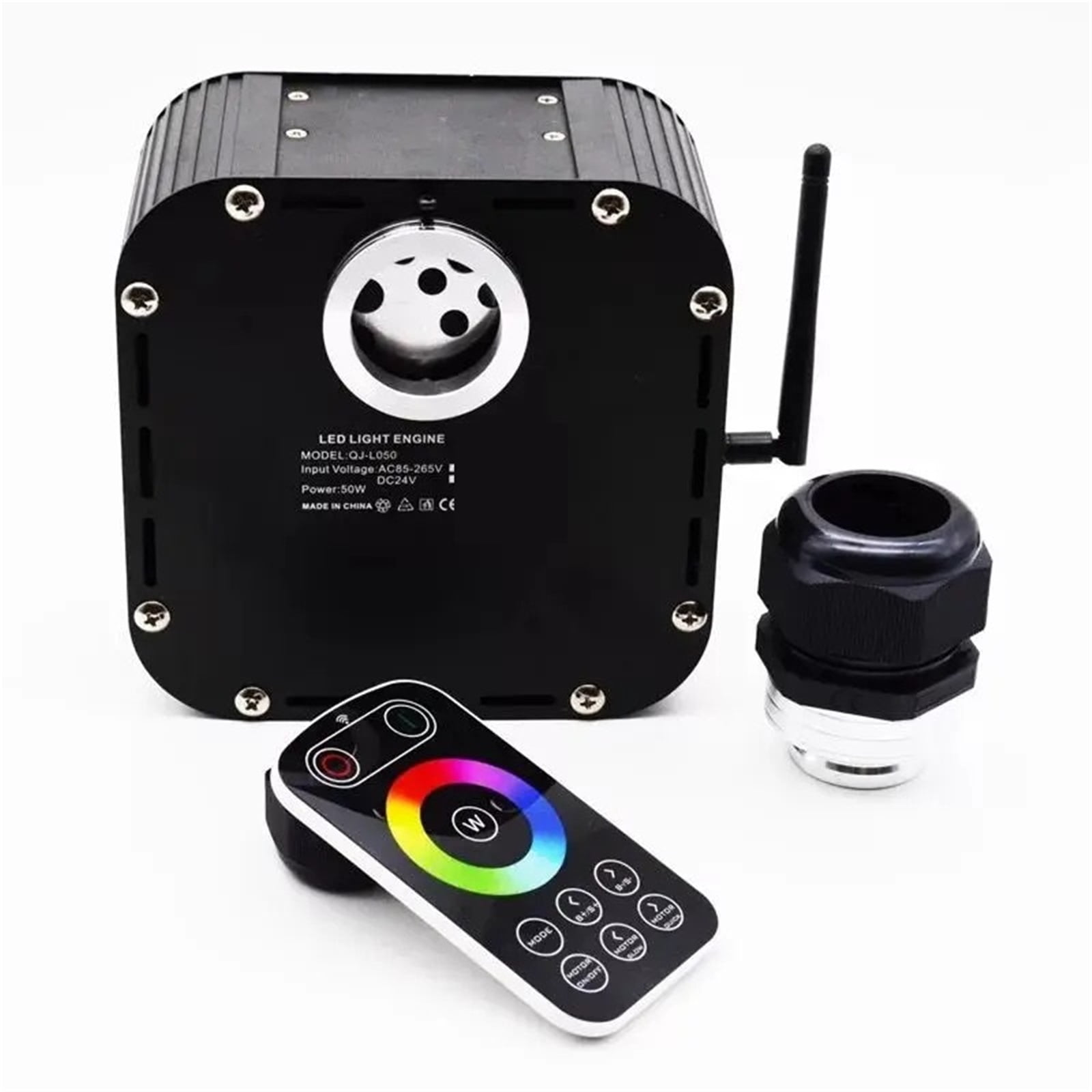 Smart Phone APP Control 50W RGBW 4-Speed Twinkle LED Fiber Optic Star ...