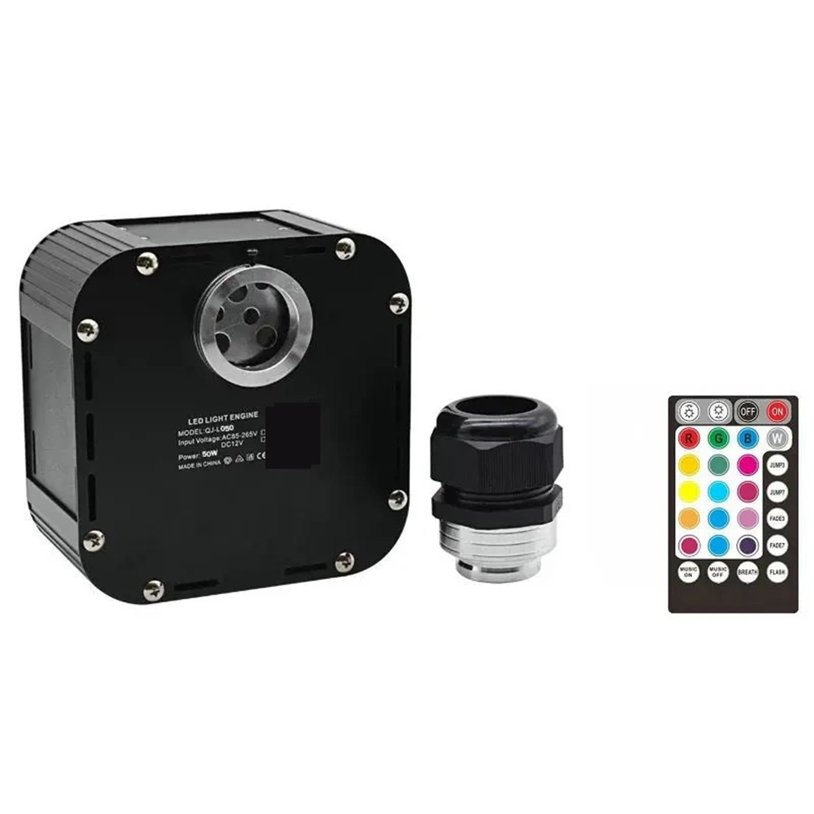 Smart Phone APP Control 50W RGBW 4-Speed Twinkle LED Fiber Optic Star ...