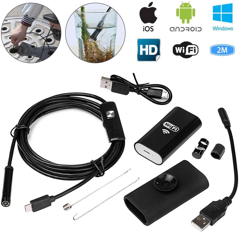 Smart Phone Industrial Endoscope IP67 Waterproof Wifi Endoscopy USB ...