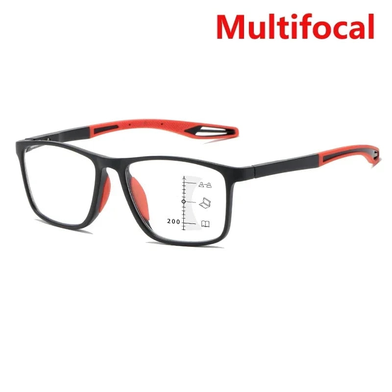 Smart Photochromic Presbyopia Glasses TR90 Sports Progressive ...