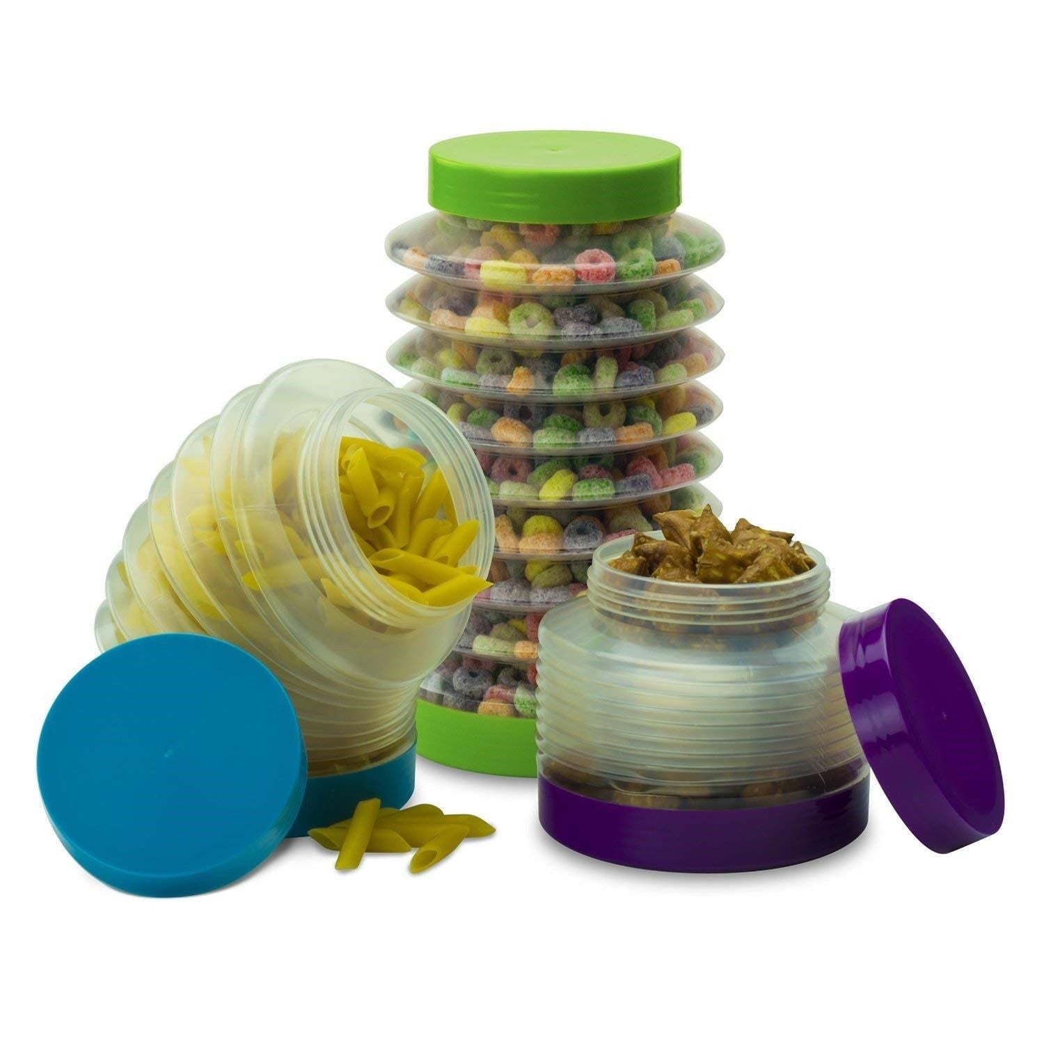 Smart Planet Boing Collapsible Food Storage Canisters (Set of 3 ...