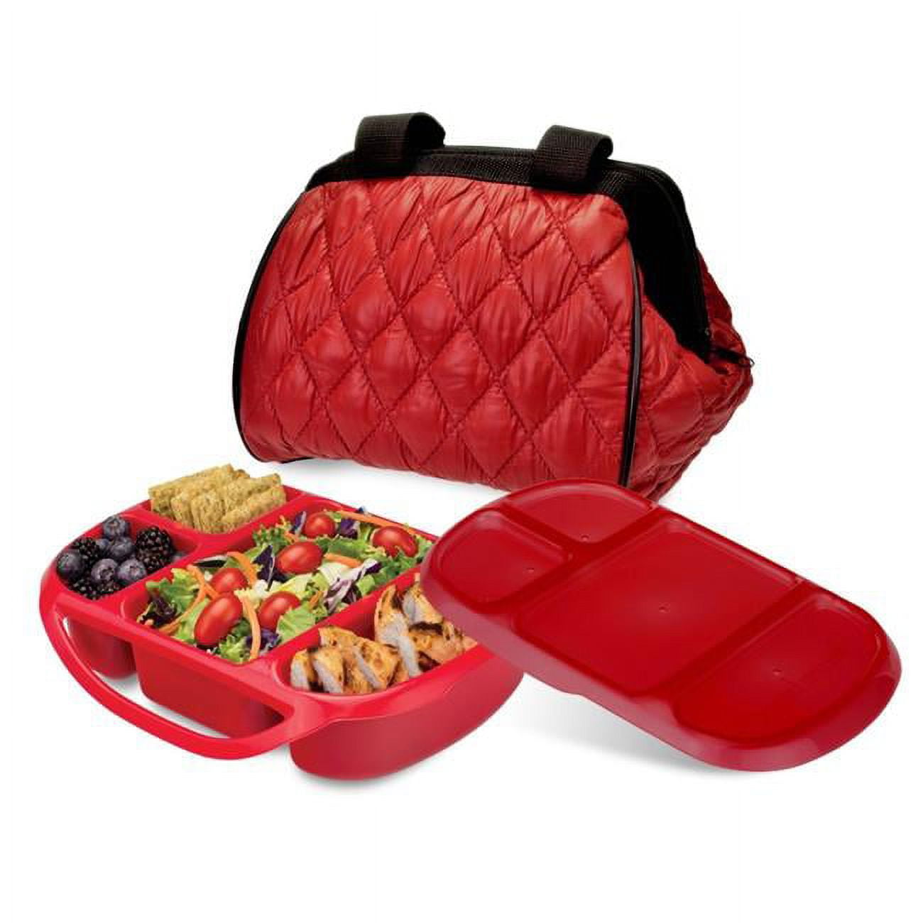 SMART PLANET PP1PBSR RED PORTION PERFECT PUFFER BAG SET - Walmart.com