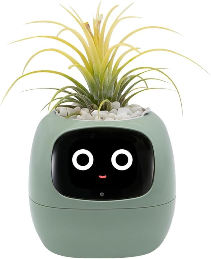 Smart Plant Pot with Expression,AI Smart Planter Robot for Indoor ...