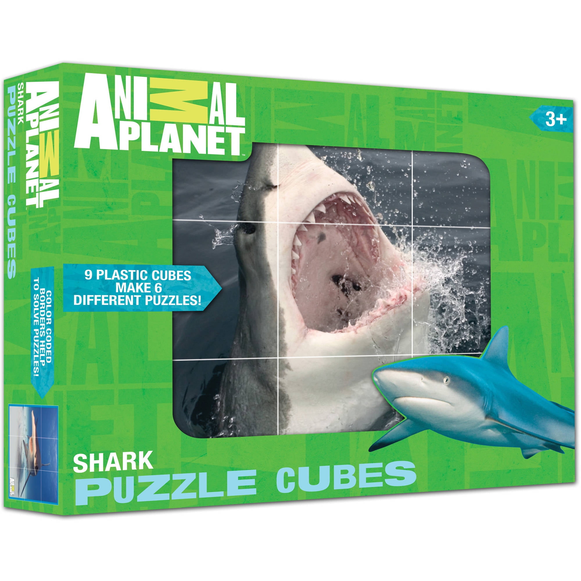 Smart Play Animal Planet Puzzle Cubes, Sharks - Walmart.com