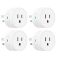 Smart Plug 2025 Upgrade to 15A, Bluetooth & Wi-Fi Outlet Plug Dual ...