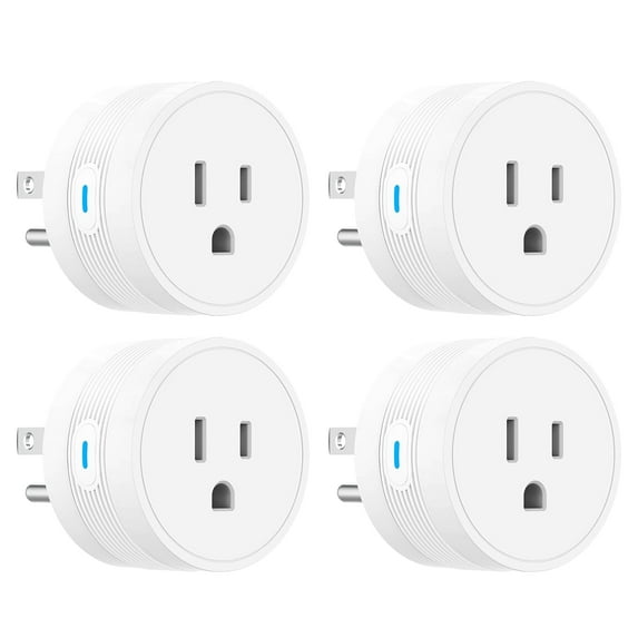 Smart Plug 2025 Upgrade to 15A, Bluetooth & Wi-Fi Outlet Plug Dual ...
