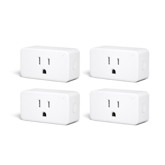 Smart Plug 4 Pack - Real-time Energy Monitoring, 15A Outlet, Zigbee ...