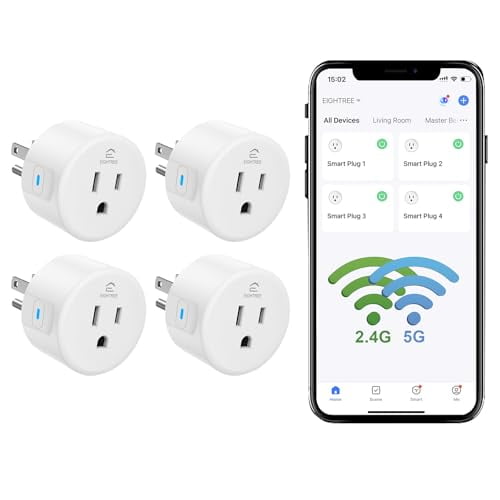 Smart Plug 5GHz & 2.4GHz, Smart Outlet WiFi Socket with APP Remote ...