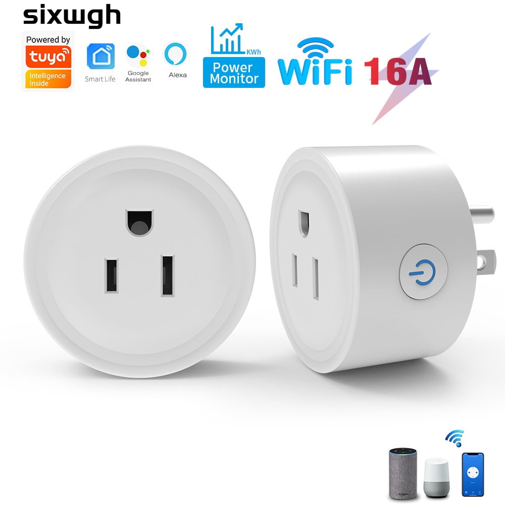 Smart Plug, WiFi Plugs Work with Alexa & Google Assistant, Smart Outlet ...