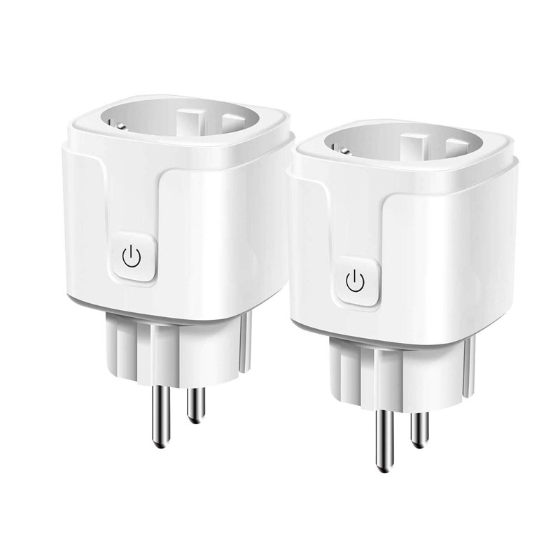 Smart Plug Wifi Socket With Timer EU Adapter Outlet Tuya 16A Power ...