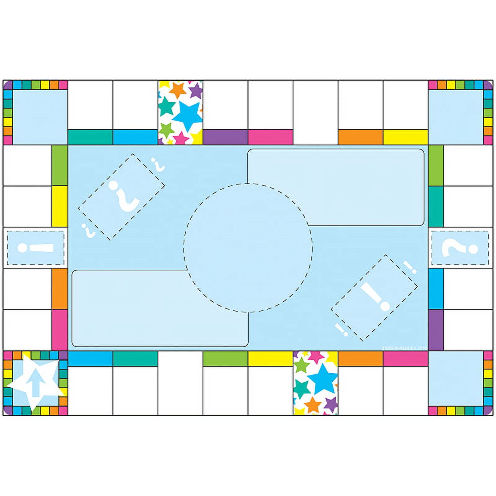 Smart Poly Chart, 13" x 19", Game Board Squares | Bundle of 10 Each ...