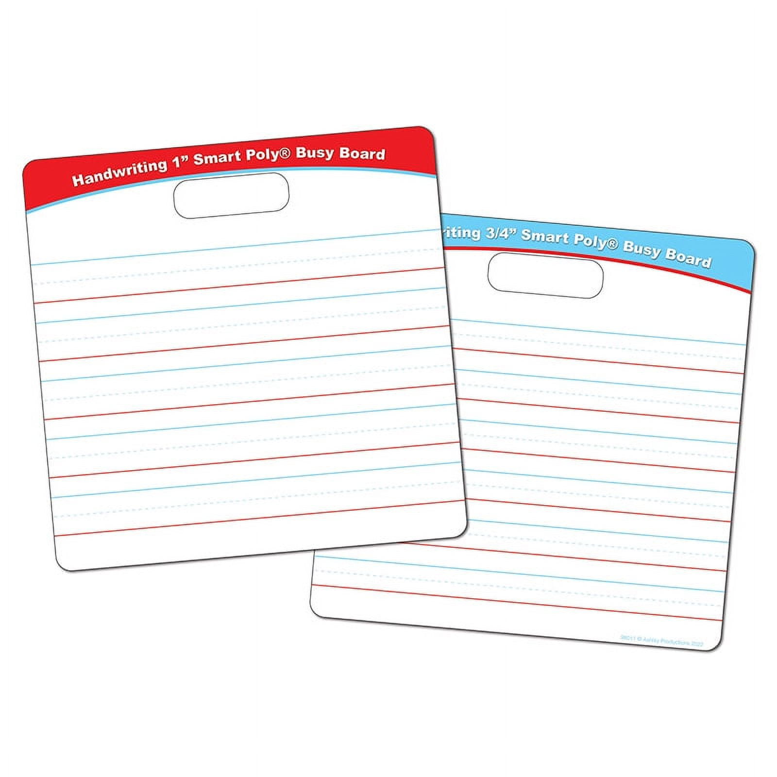 Smart Poly Educational Activity Busy Board, Dry Erase with Marker, 10-3 ...