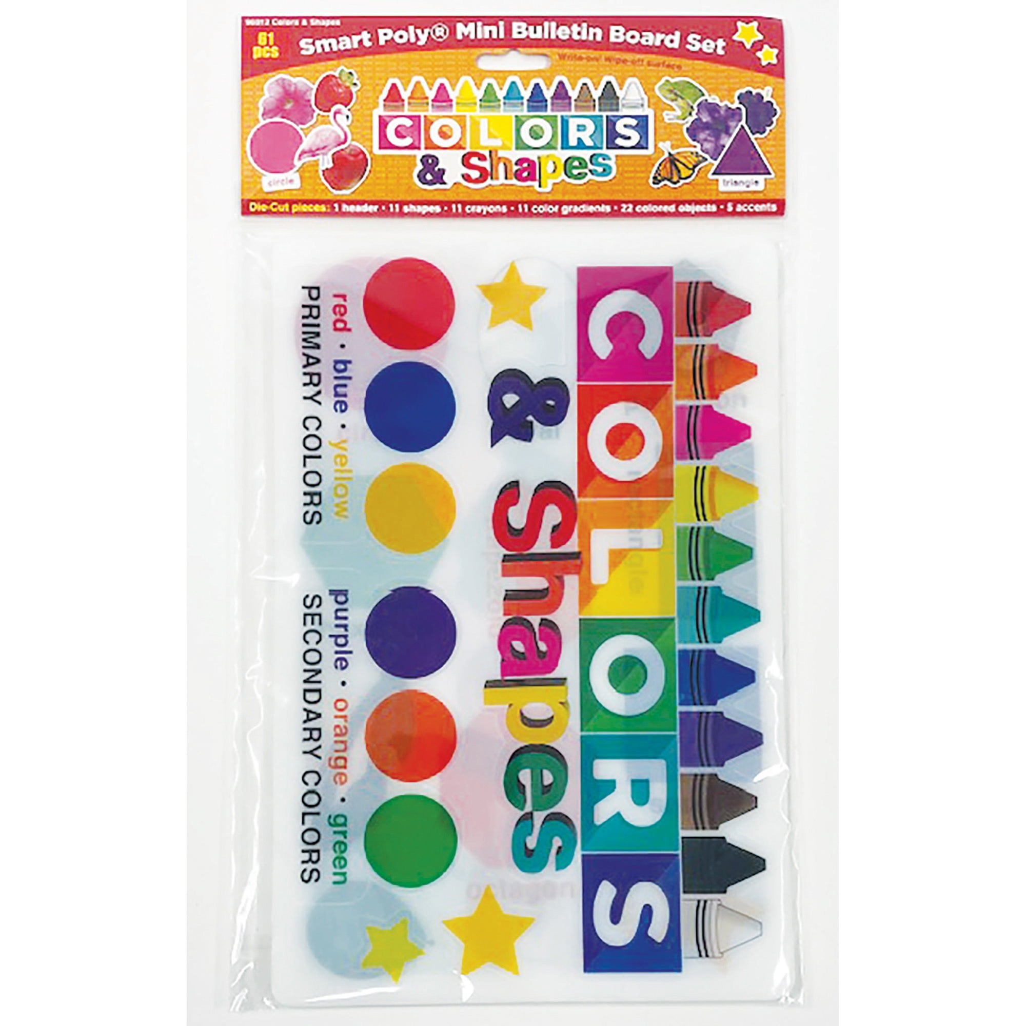 Ashley Colors & Shapes Bulletin Board Set - Walmart.com