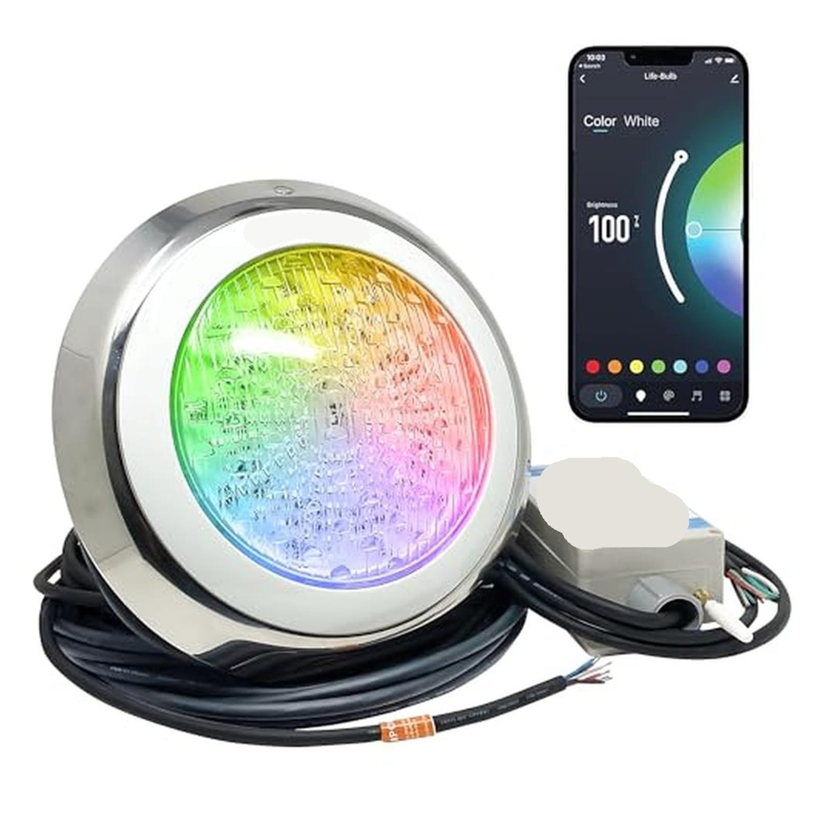 Smart Pool LED Inground Pool Lights Color Changing Remote Easy ...