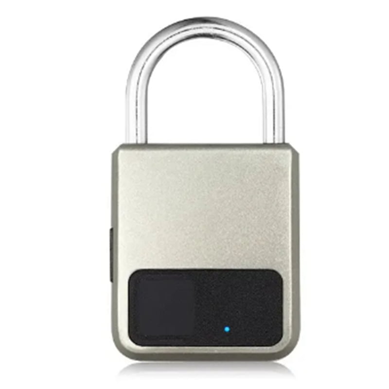 Smart Portable Fingerprints Tuya APP Pad Lock with USB Key Support for ...