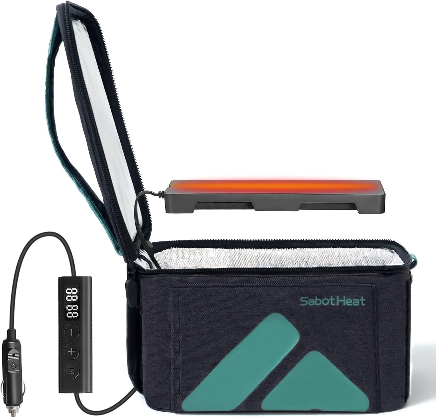 Smart Portable Oven for Car - 3 Adjustable Heat Levels & Timer Fast ...