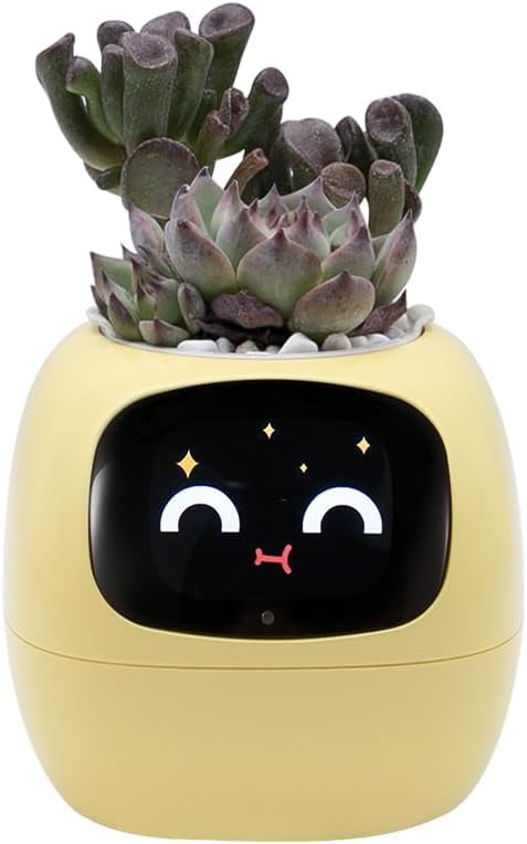 Smart Pot with Expression,AI Smart Planter Robot for Indoor Decoration ...