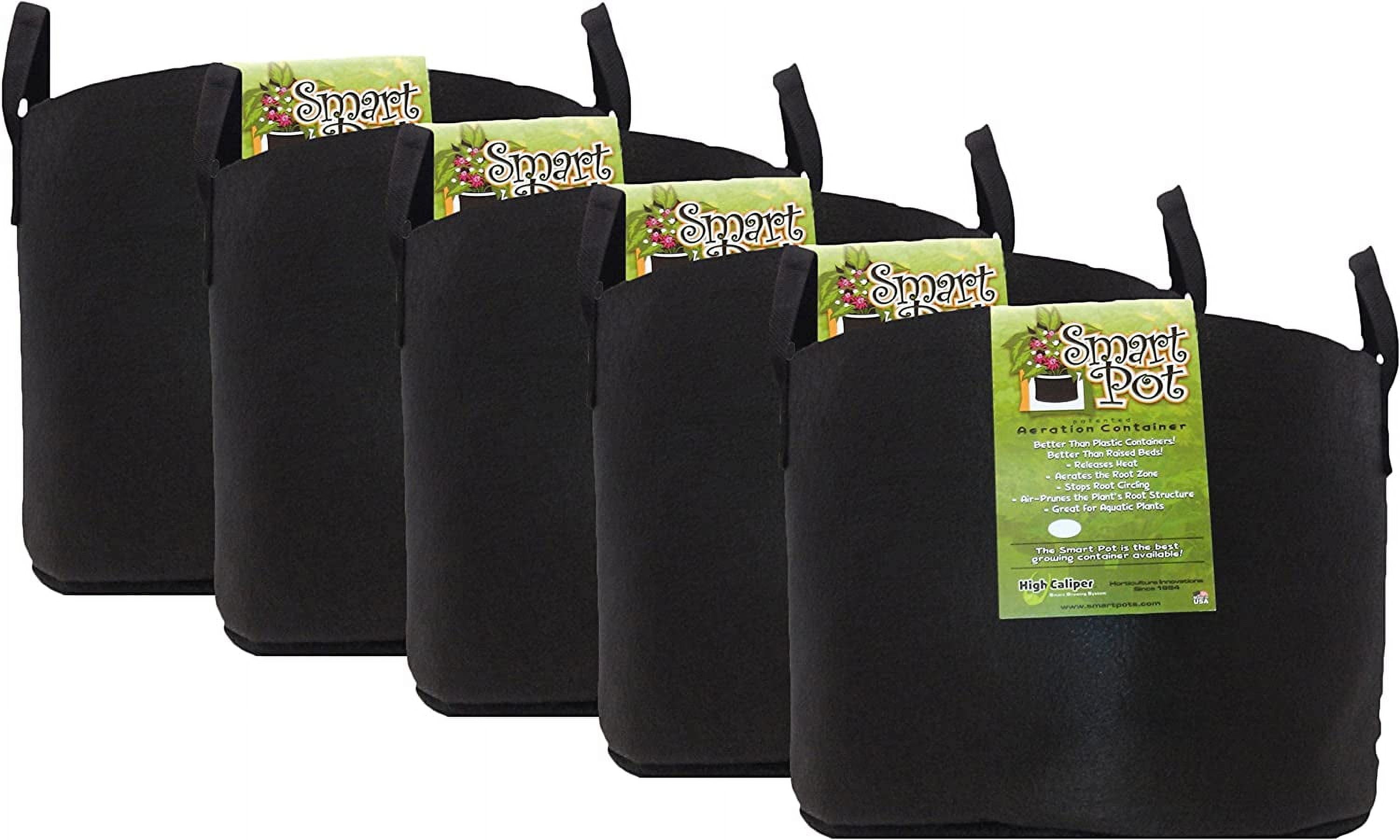 Smart Pot Soft-Sided Fabric Garden Plant Container Aeration Planter ...