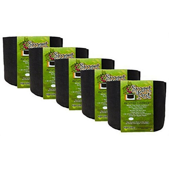 Smart Pot Soft-Sided Fabric Garden Plant Container Aeration Planter ...