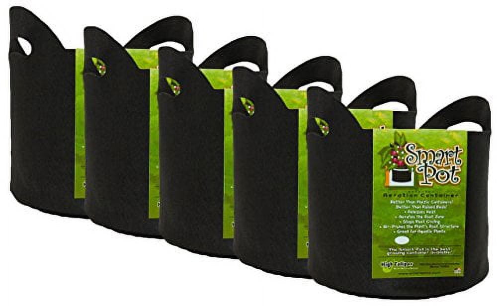 Smart Pot Soft-Sided Fabric Garden Plant Container Aeration Planter ...