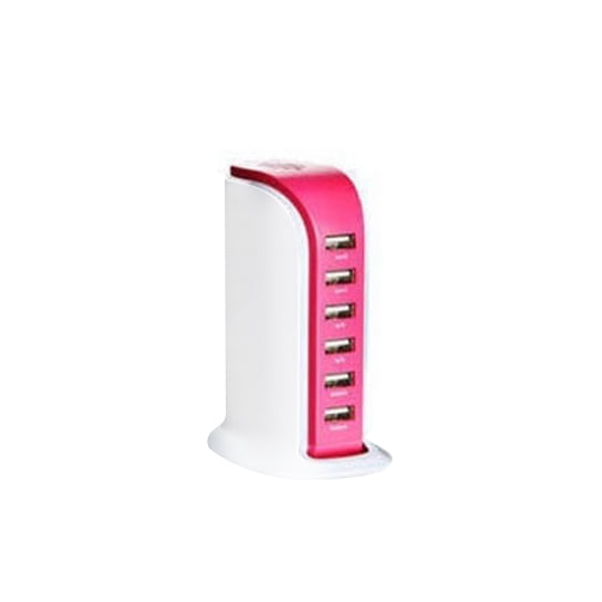 Smart Power 6 USB Colorful Tower for Every Desk at Home or Office ...