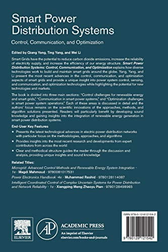 Pre Owned Smart Power Distribution Systems Control Communication And Optimization Paperback