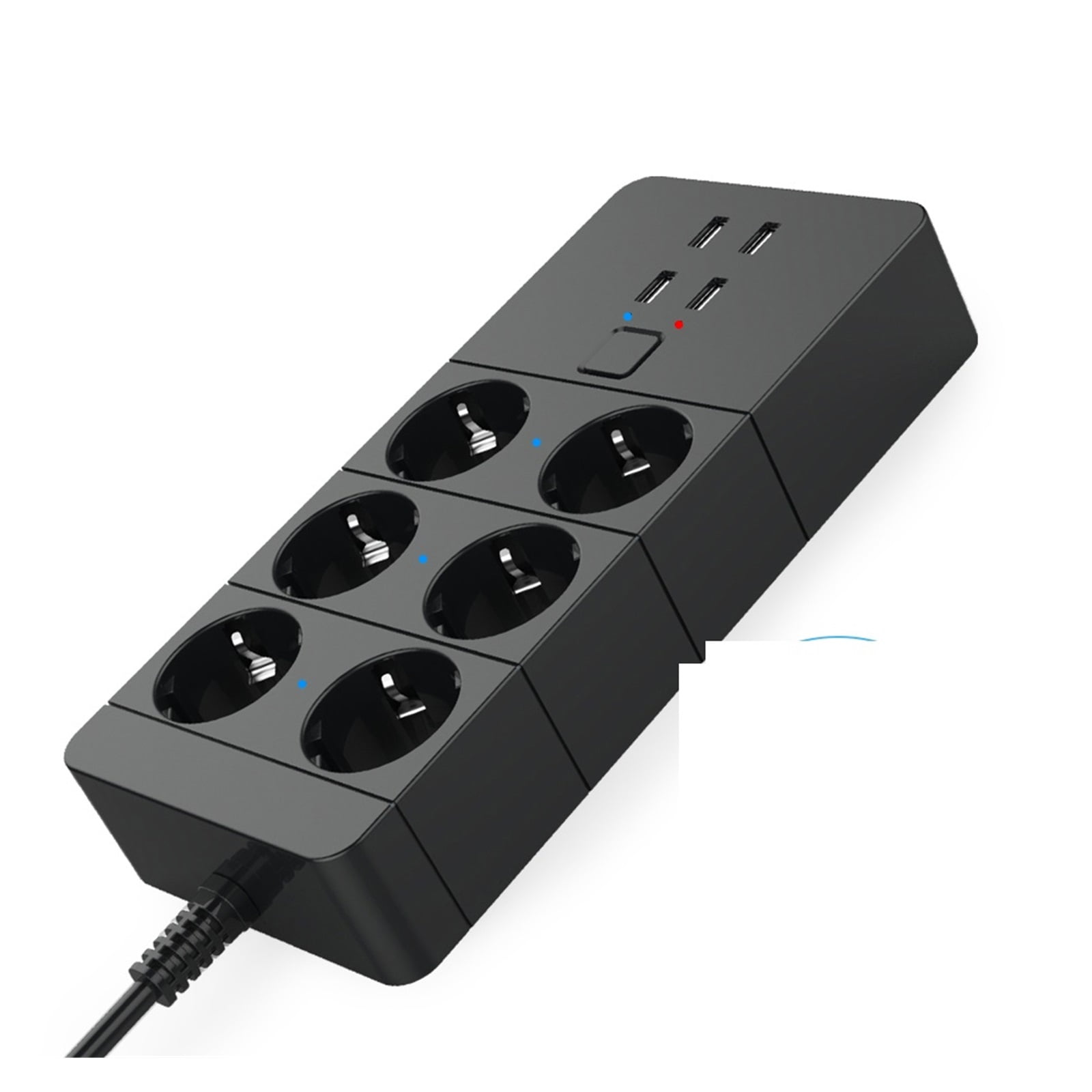Smart Power Strip 3/4/6 4USB Charging Port Timing With5V3.1A. Control ...
