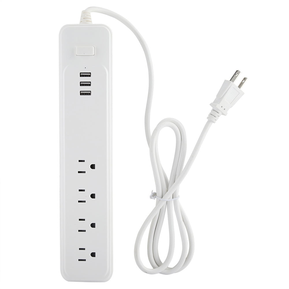 Smart Power Strip Socket Surge Protector Power Bar with 3USB Charging ...