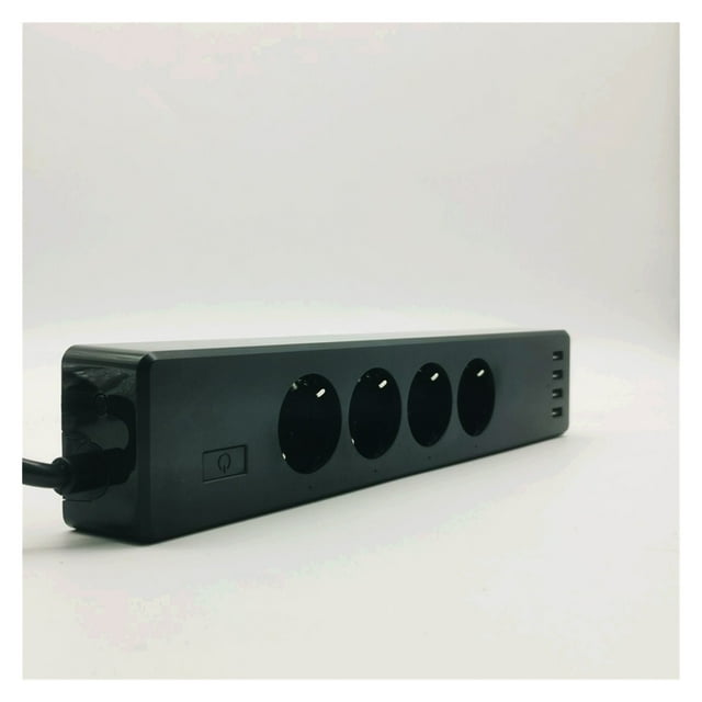 Smart Power Strip Surge Protector 4 Electric Socket With USB App Voice ...