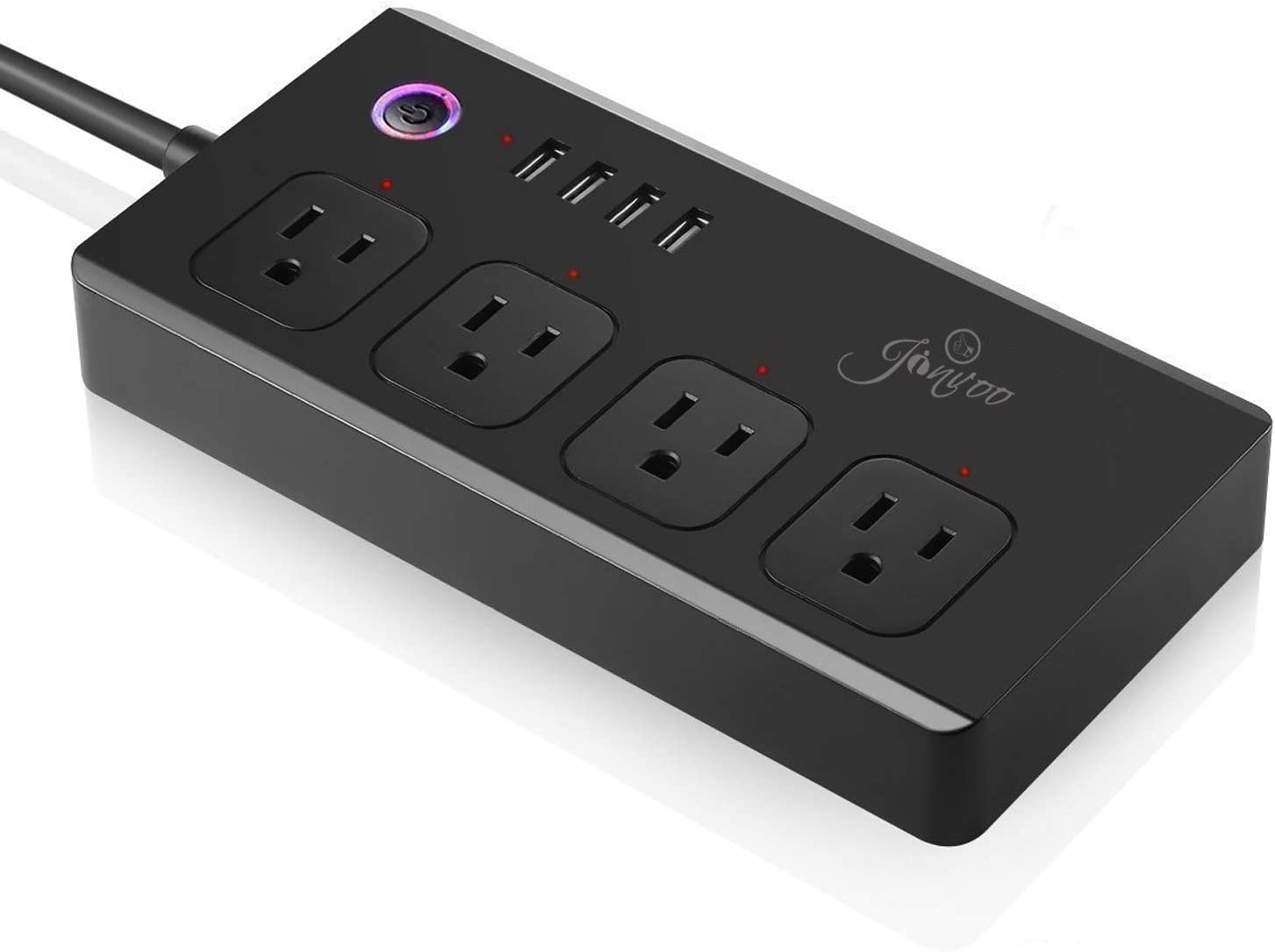 Smart Power Strip with USB Ports WiFi Extension Cord Compatible with ...