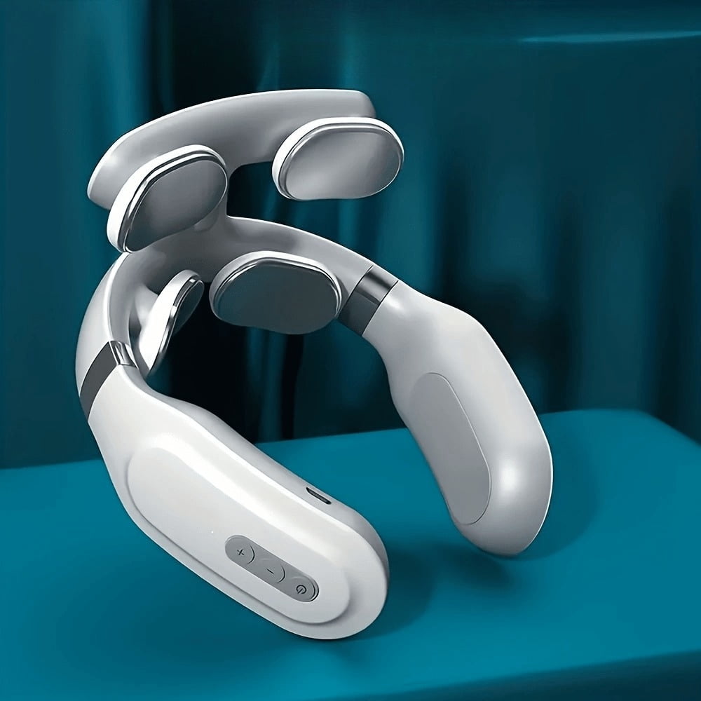 Smart Pulse Heating Neck & Shoulder Massager: Wireless, Rechargeable ...