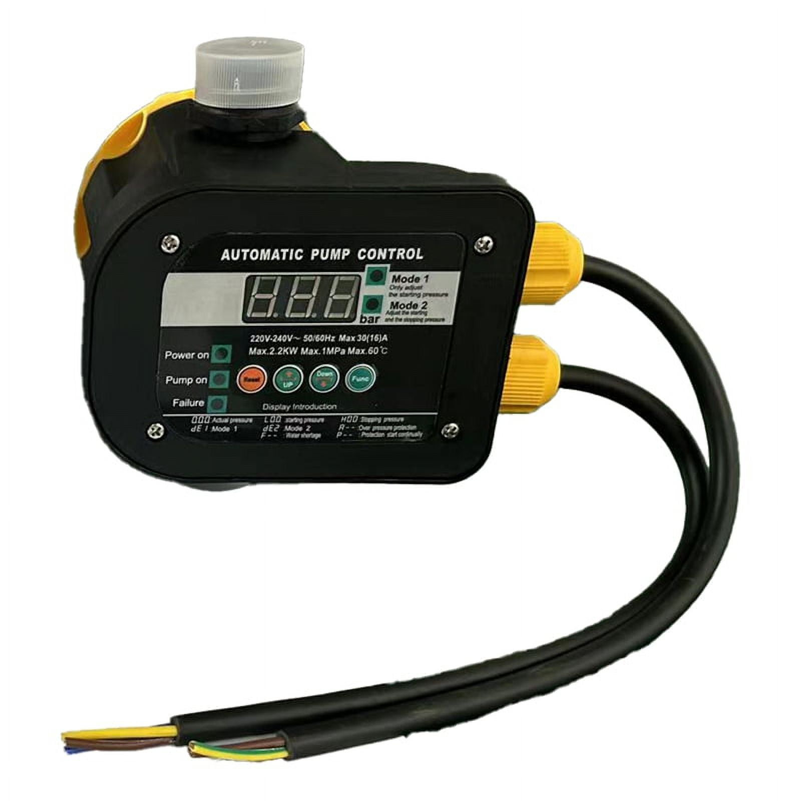 Smart Pump Controller,2 Modes Digital Display, Waterproof IP65 ...