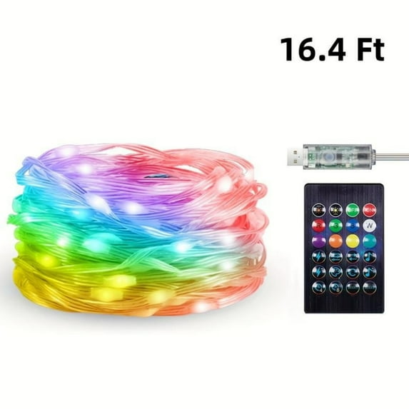 Smart RGB Fairy Light String - USB Powered, Bluetooth Mesh & APP/IR ...