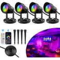 Smart RGBW Spotlights, Indoor Uplights, Spotlights with App & Remote ...